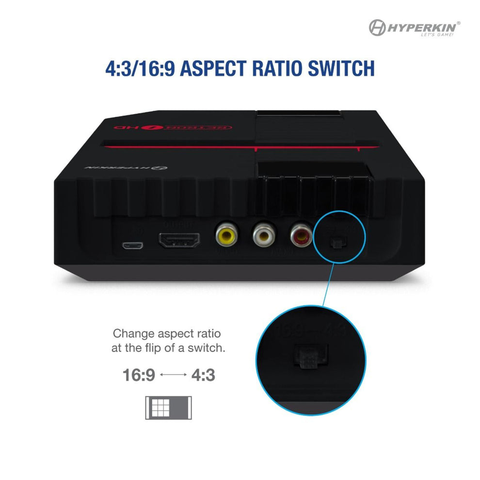 Hyperkin RetroN 1 HD ゲーミングコンソール｜NES®（NTSC/PAL）カートリッジ対応｜720p HDMI出力｜16 ...